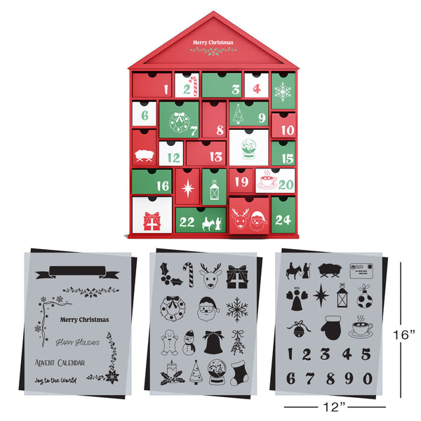 SOTMC - September 2024: Sharon Hankins Collab stencil set, 12"x16" (3 ...