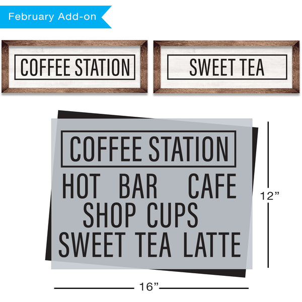 SOTMC - February 2020: Coffee Station Stencil by Sharon Hankins (add-o ...