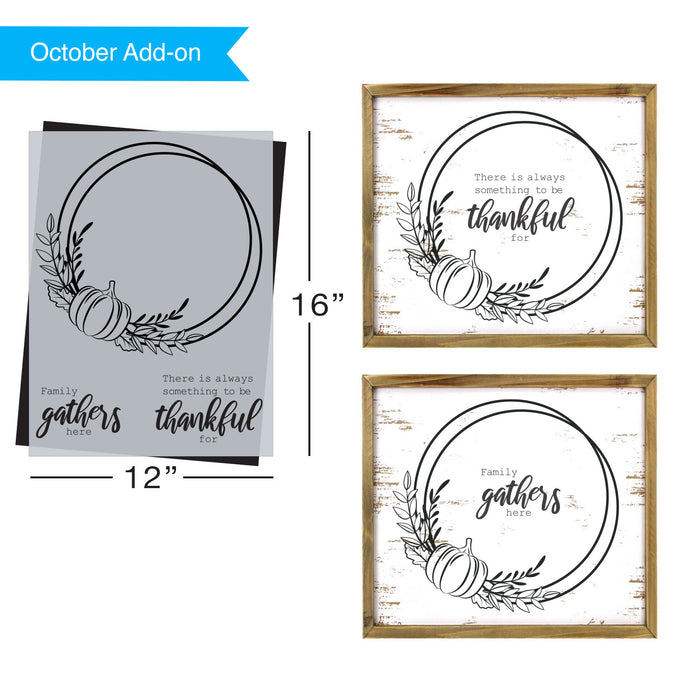 Seasonal Stencils - Stencil of the Month Club